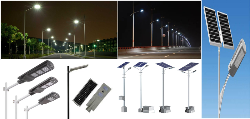 Solar Street Lights-Semi Integrated Solar Street Lights-All in One ...