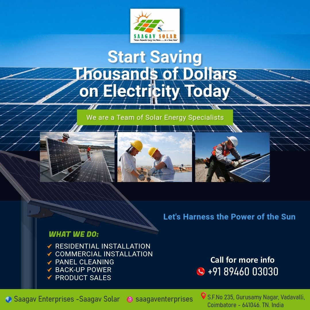 Save your Money, Save on Utility, Switch to Solar Power from Sun